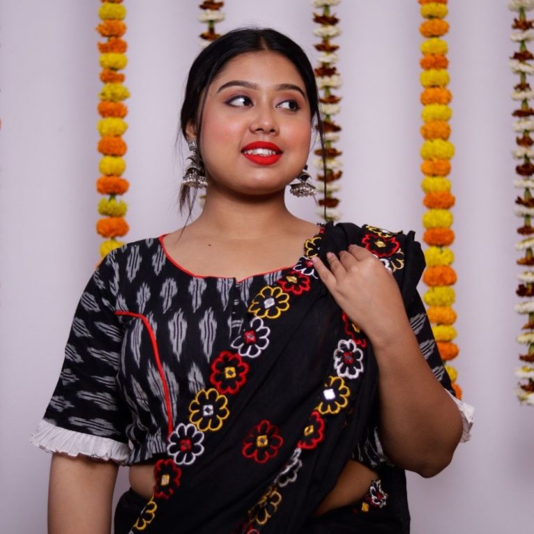 Ikkat blouse designs | Ikat blouse designs | Wear with saree