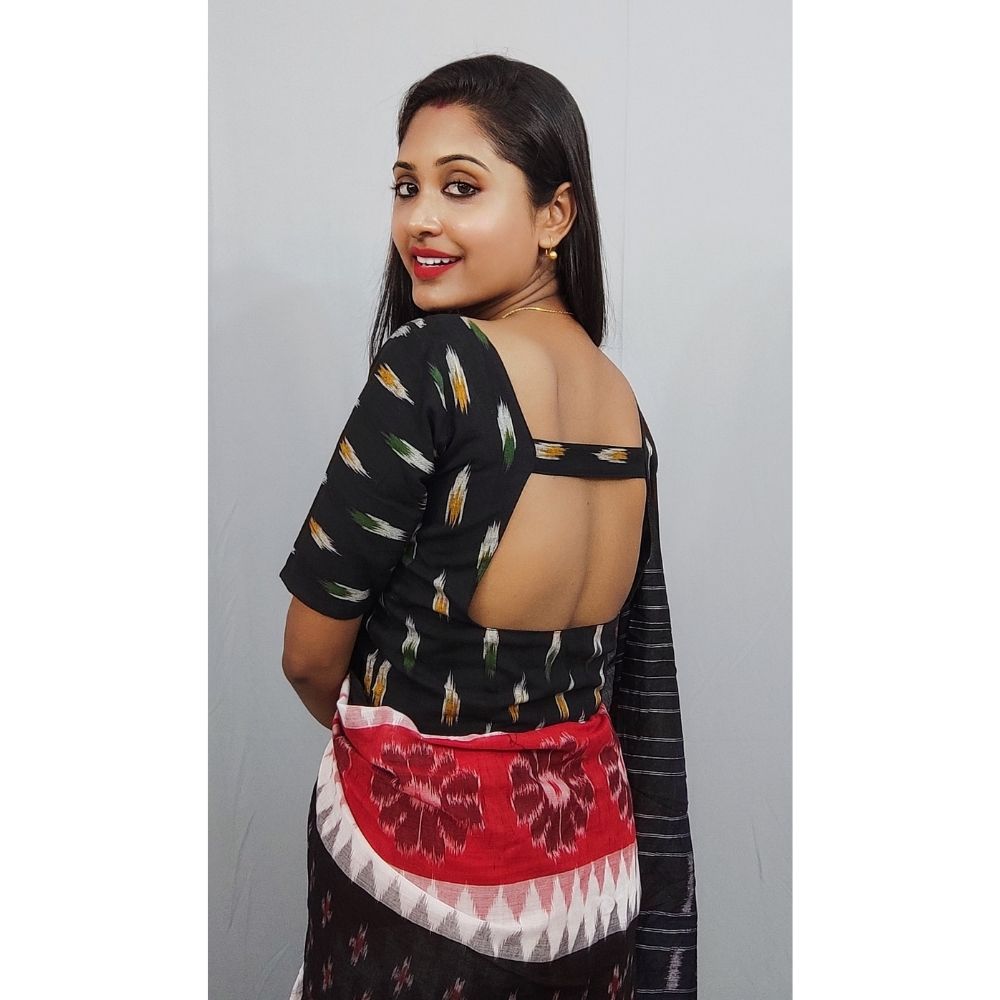 Ikkat blouse designs | Ikat blouse designs | Wear with saree