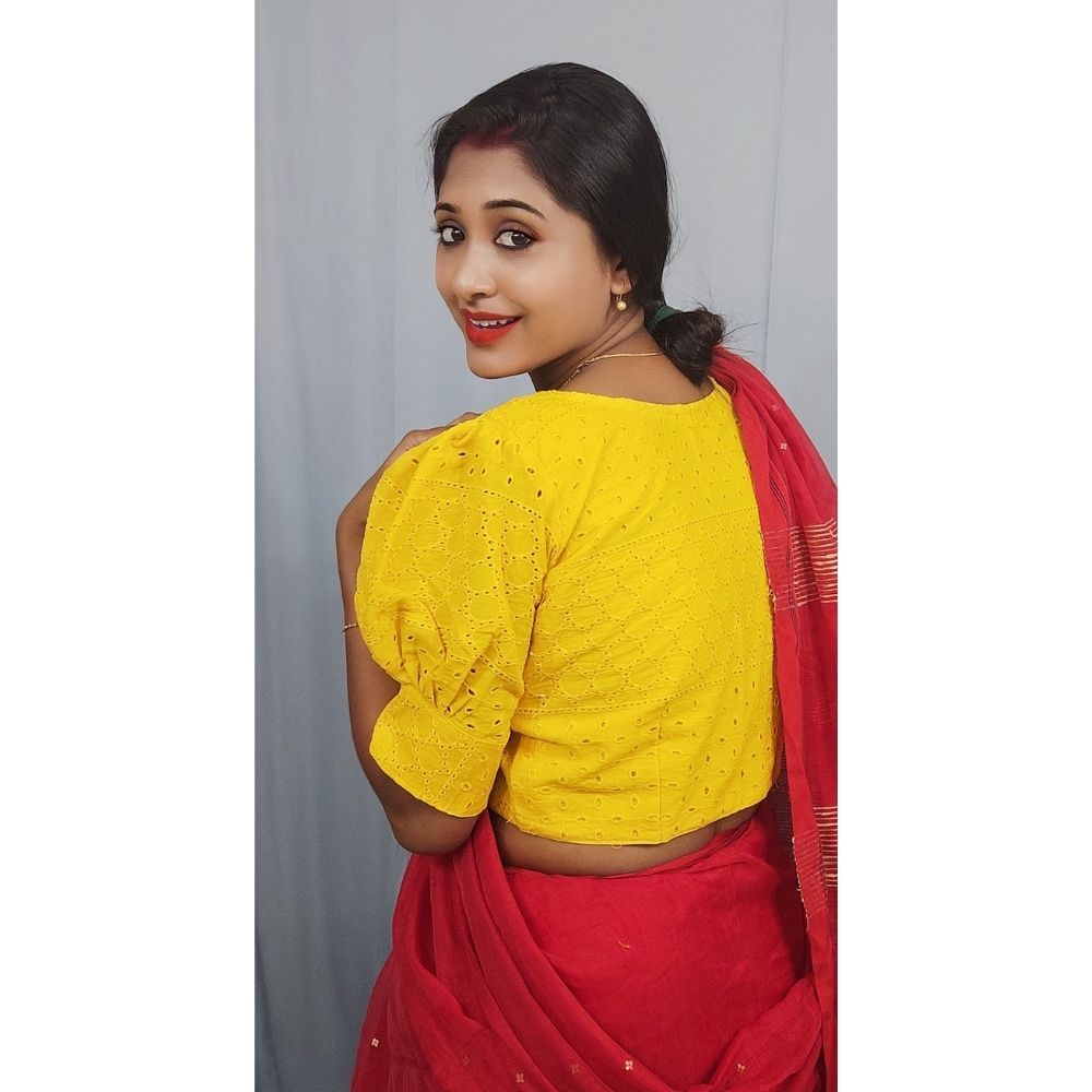 Puff Sleeve or Puff hand cotton Blouses For women