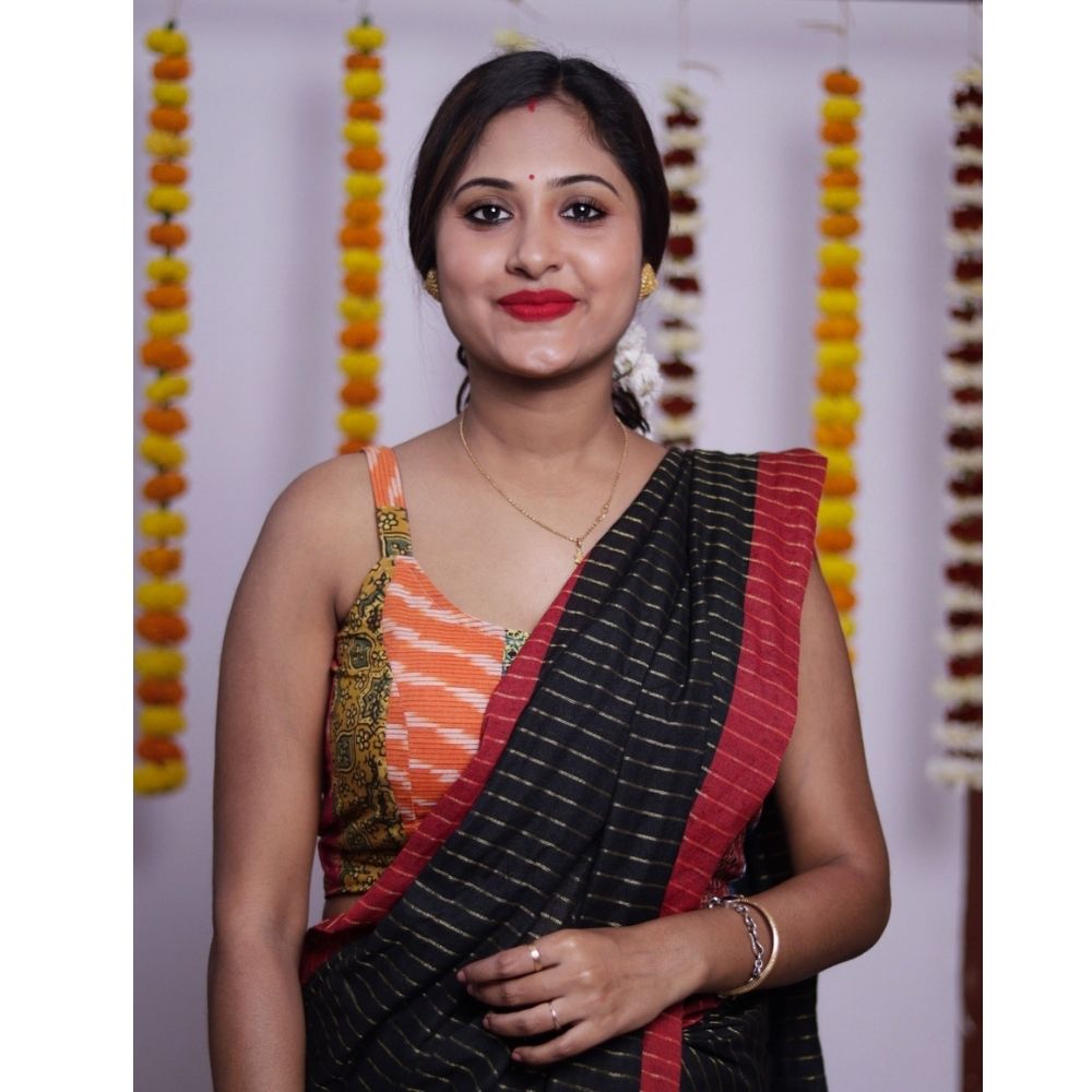 Ikkat blouse designs | Ikat blouse designs | Wear with saree