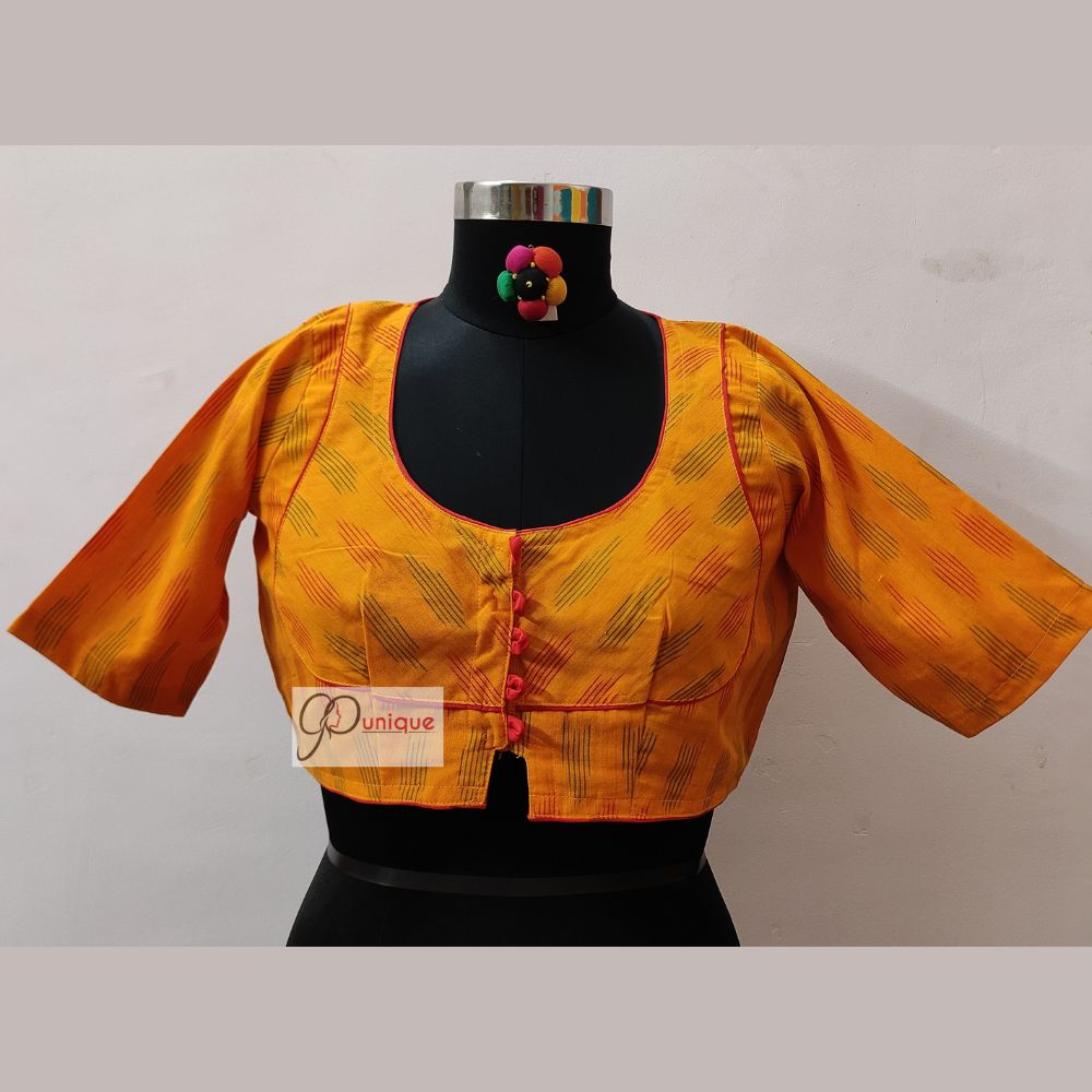 Ikkat blouse designs | Ikat blouse designs | Wear with saree